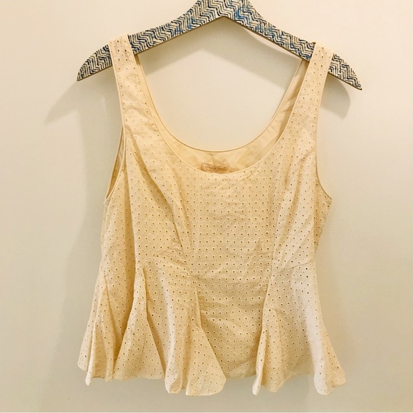 Rebecca Taylor | Tops | Nwt Rebecca Taylor Lyra Godet Eyelet Tank Top 8 ...